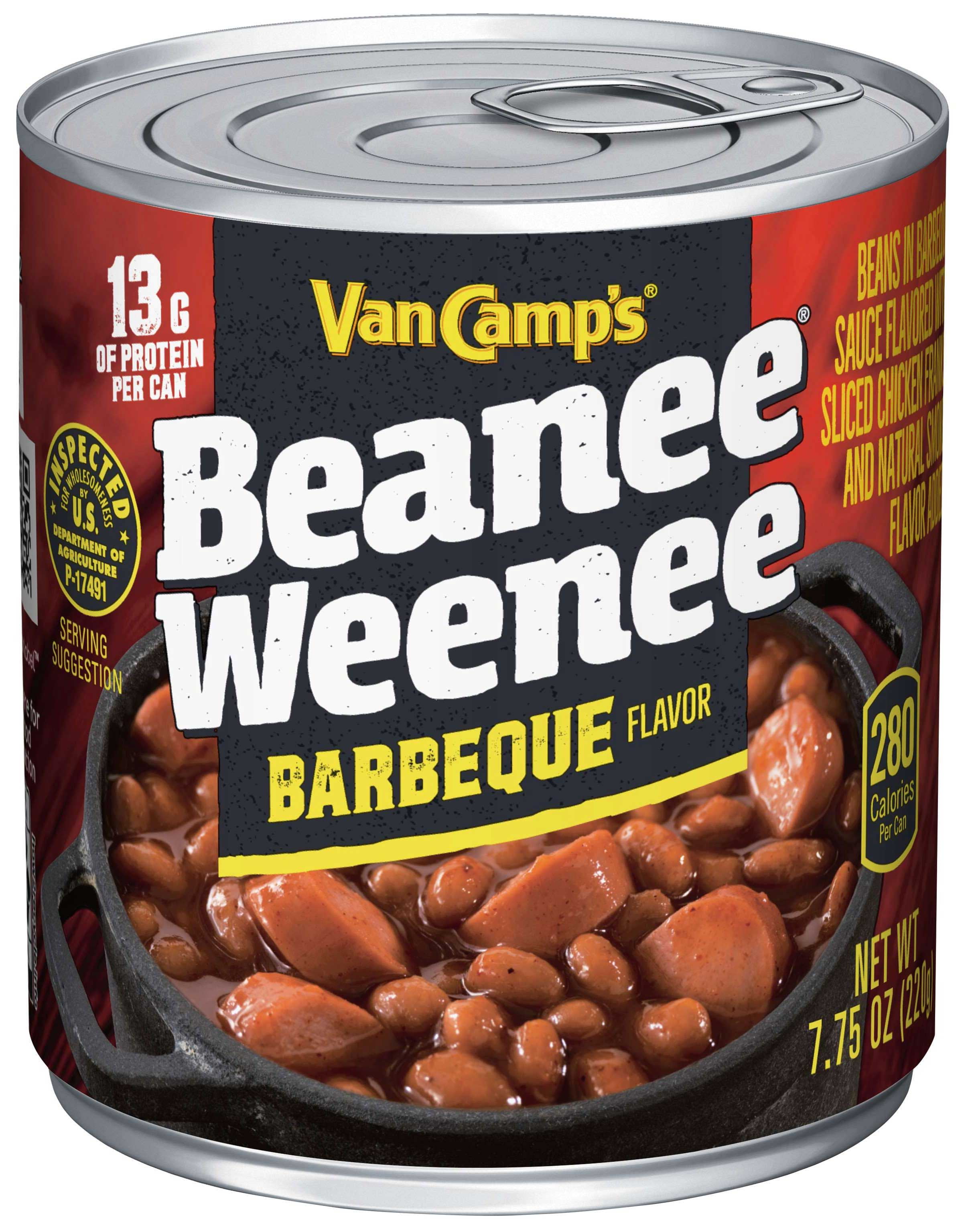 Van Camps Beanee Weenees Barbecue, 7.75 Ounce -- 24 per case - Walmart.com