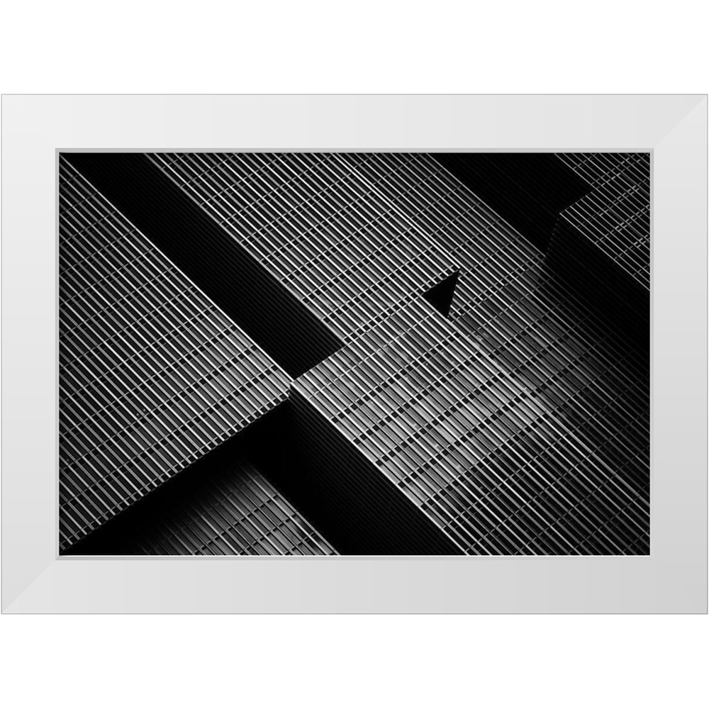 Van De, Jeroen 24x18 White Modern Wood Framed Museum Art Print Titled ...