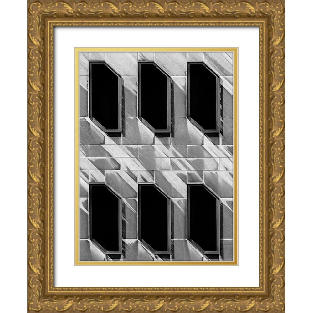 Van Den, Jef 19x24 Gold Ornate Wood Framed with Double Matting Museum ...