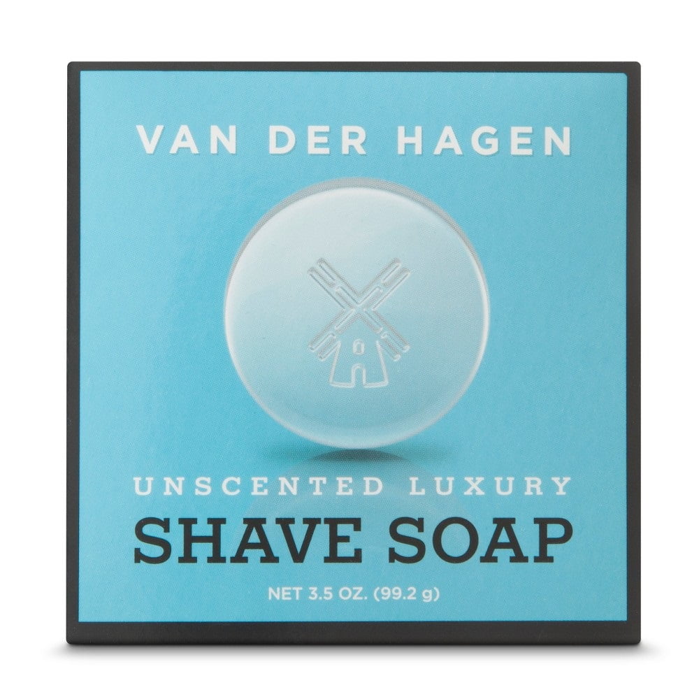 Van Der Hagen Unscented Luxury Shave Soap, 3.5 oz - Walmart.com