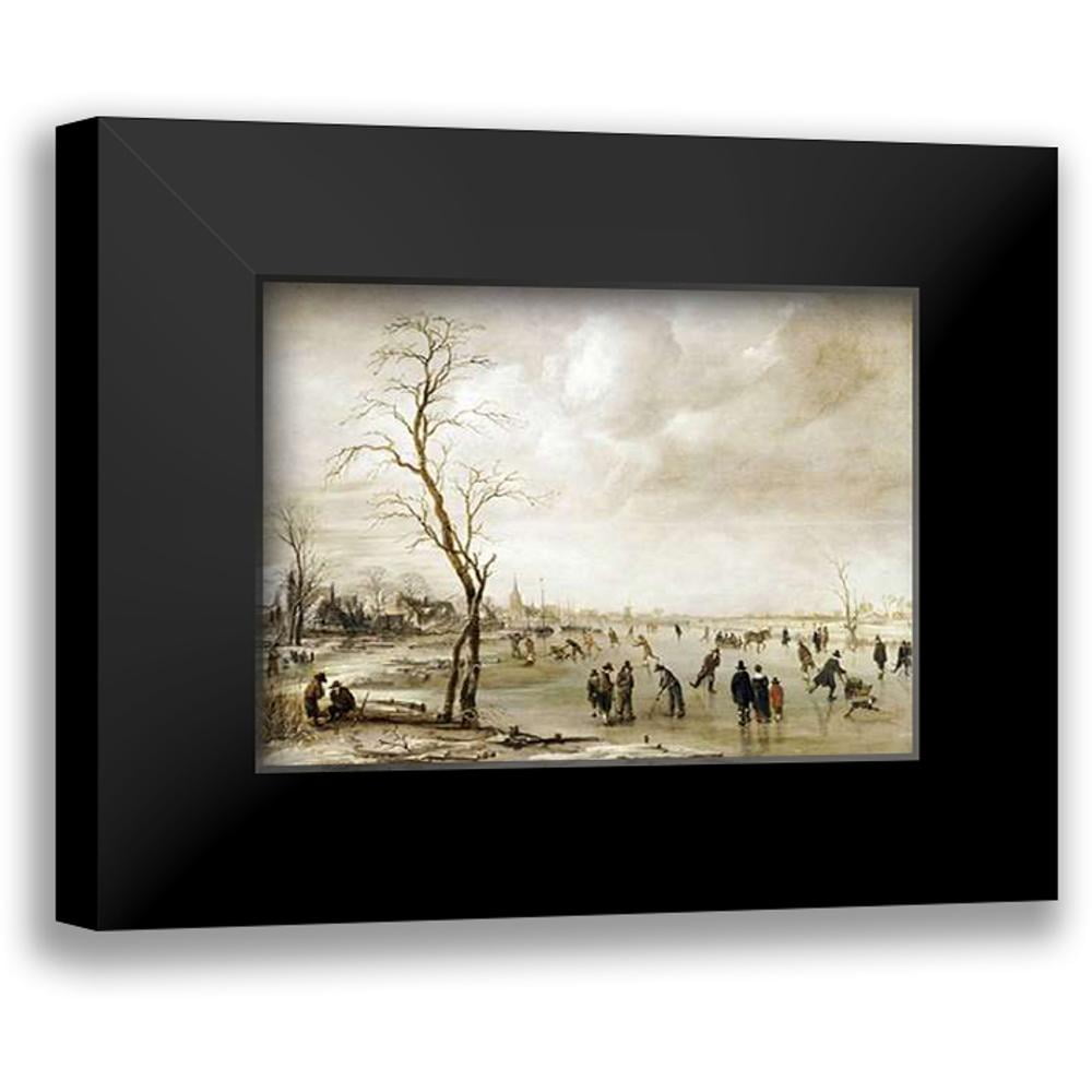 Van Der Neer, Aert 18x14 Black Modern Framed Museum Art Print Titled ...