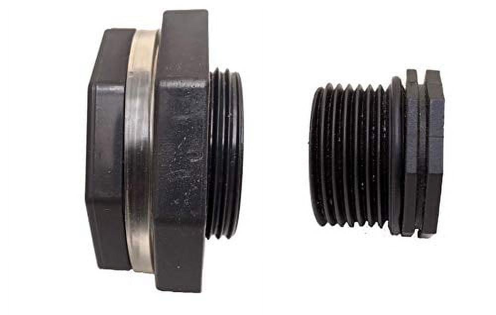 Van Enterprises 1" Drain Valve Plug Kit for Rain Barrels, Tuff Stuff ...