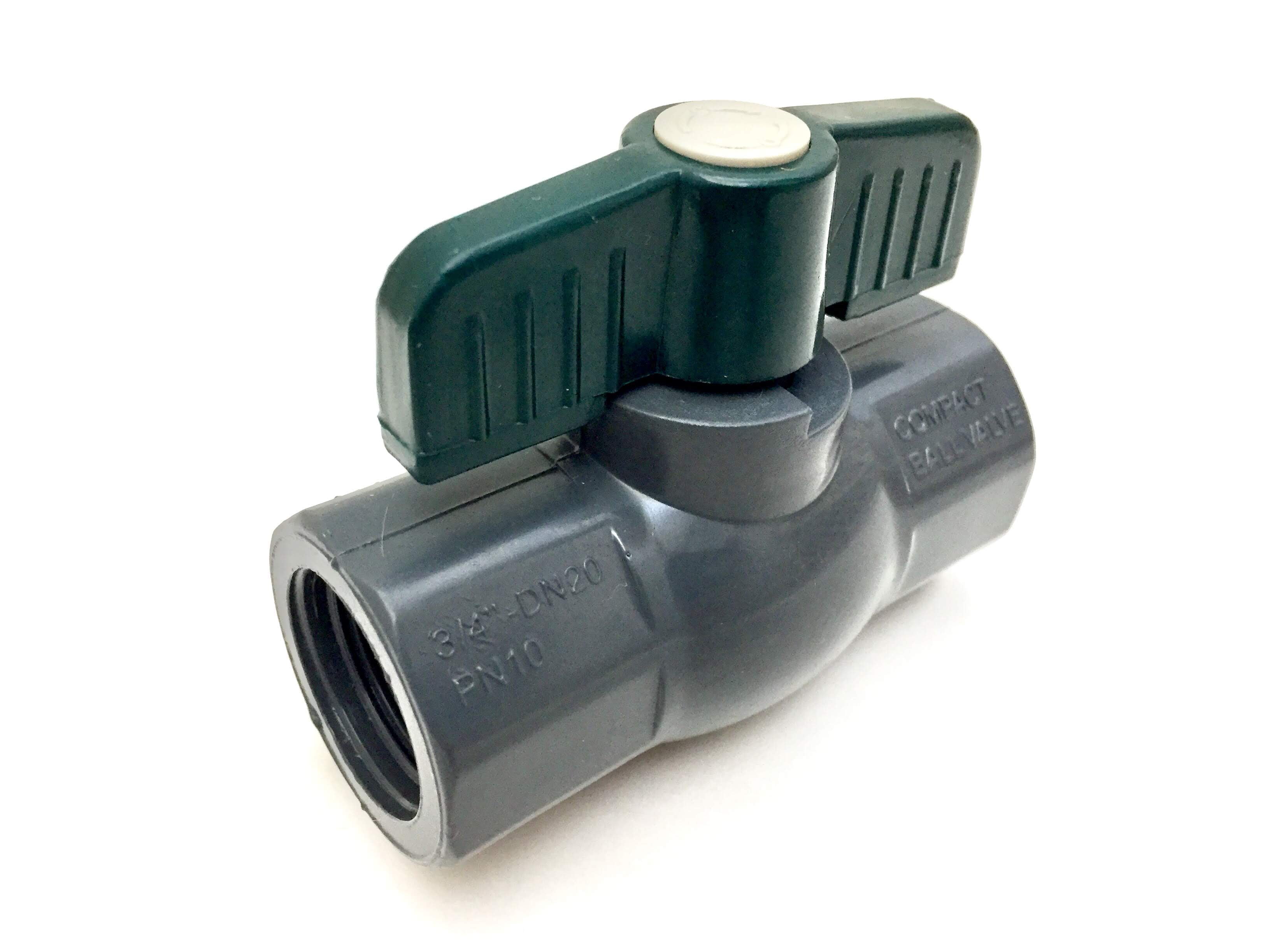 Van Enterprises 3/4" PRO SERIES PVC Ball Valve. SCHEDULE 80. FULL PORT ...