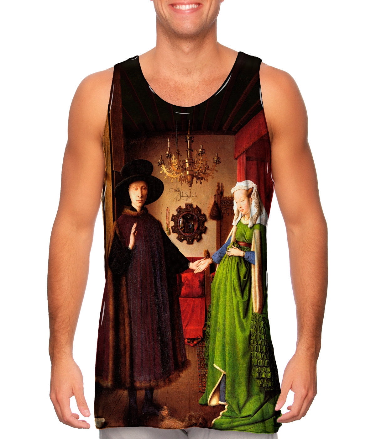 Van Eyke Giovanni Arnolfini And His Wife 1434 Tank Top - Walmart.com