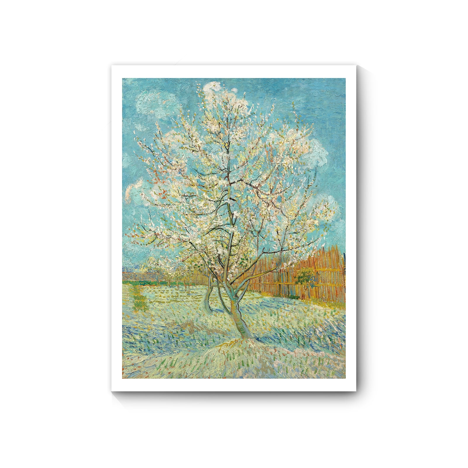 Van Gogh Canvas Wall Art, The Pink Peach Tree, Famous Oil Painting Art ...