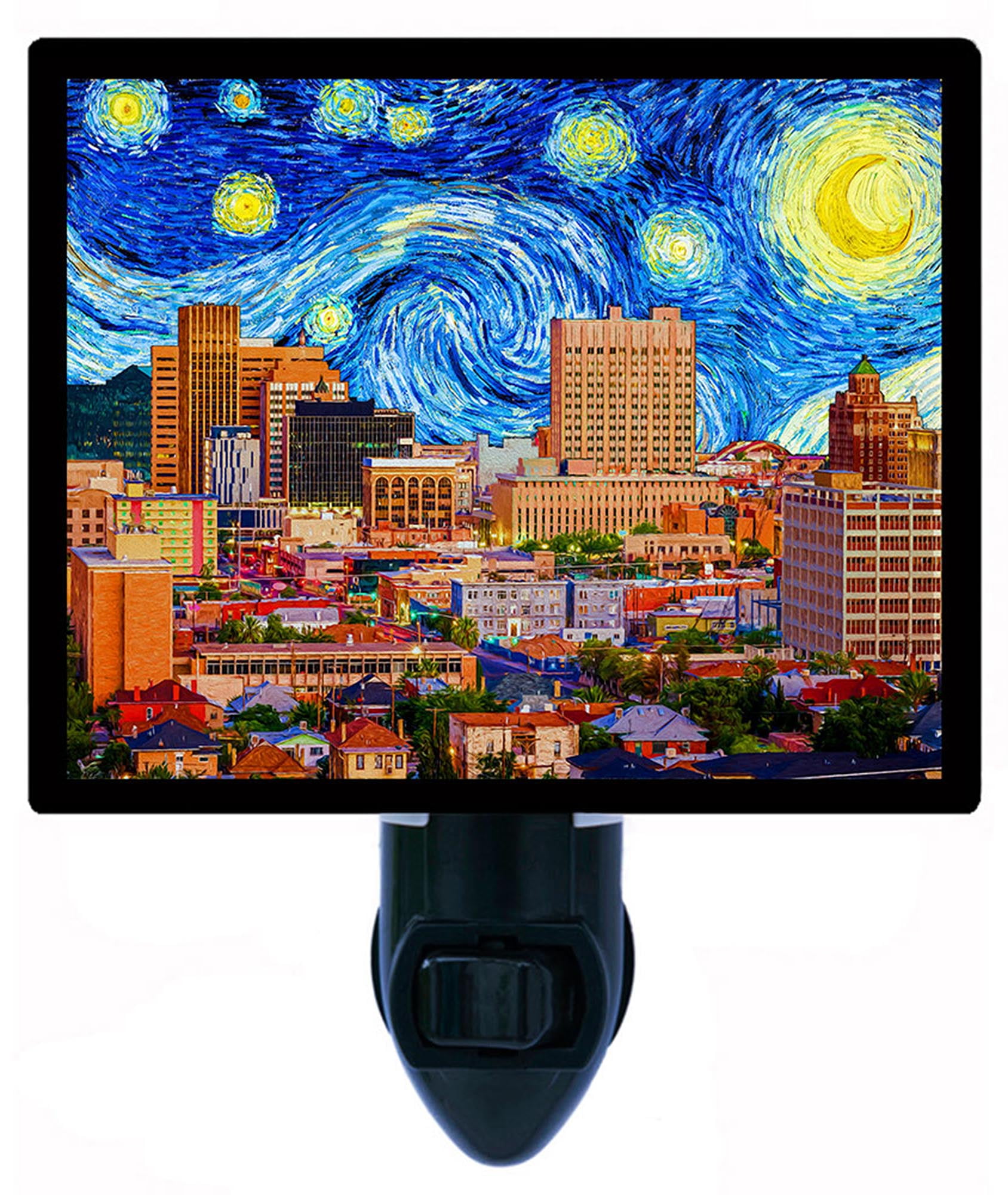 Van Gogh Decorative Photo Night Light Plus One Extra Free Switchable ...