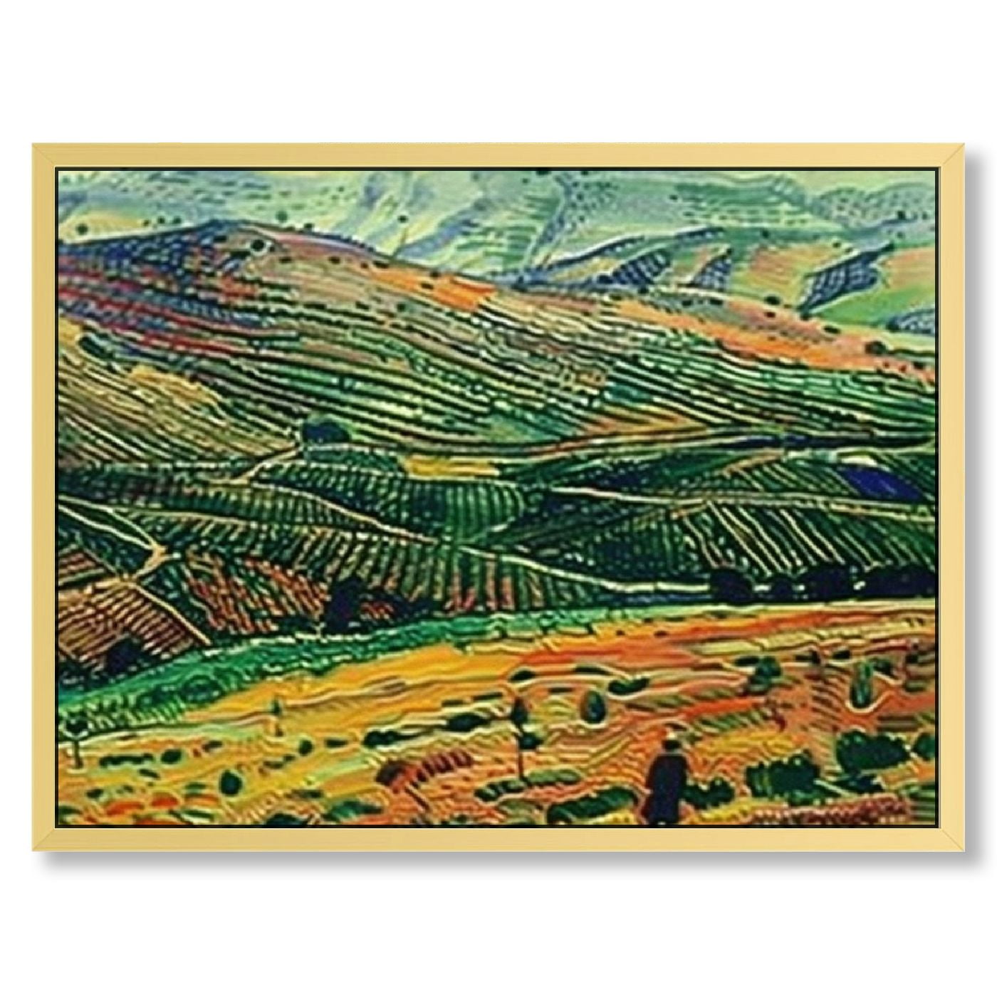 Van Gogh - Distant Fields - Impressionism - Landscape Pictures Oil ...