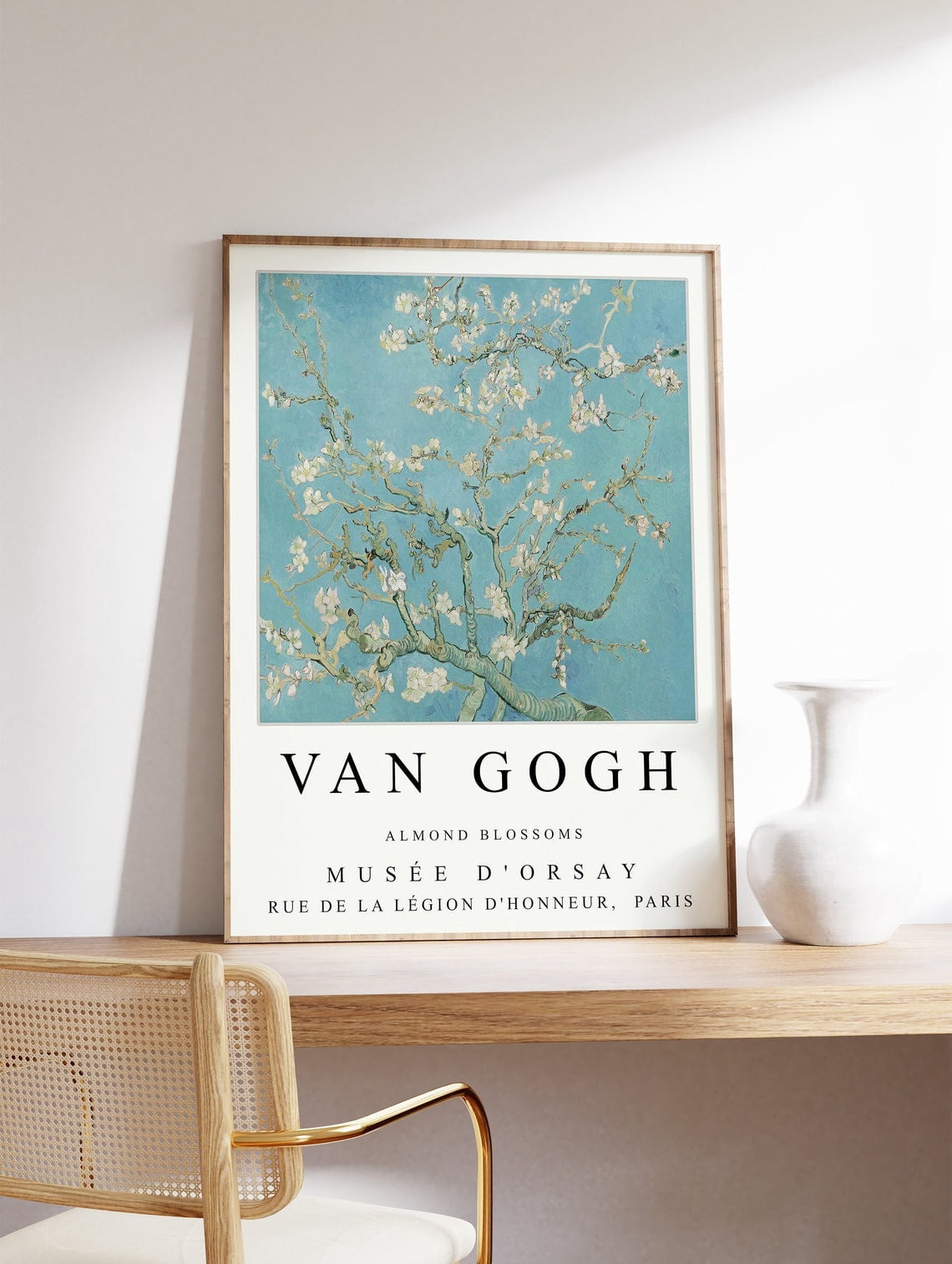 Van Gogh Exhibition Poster, Almond Blossom, Van Gogh Wall Print, Wall ...