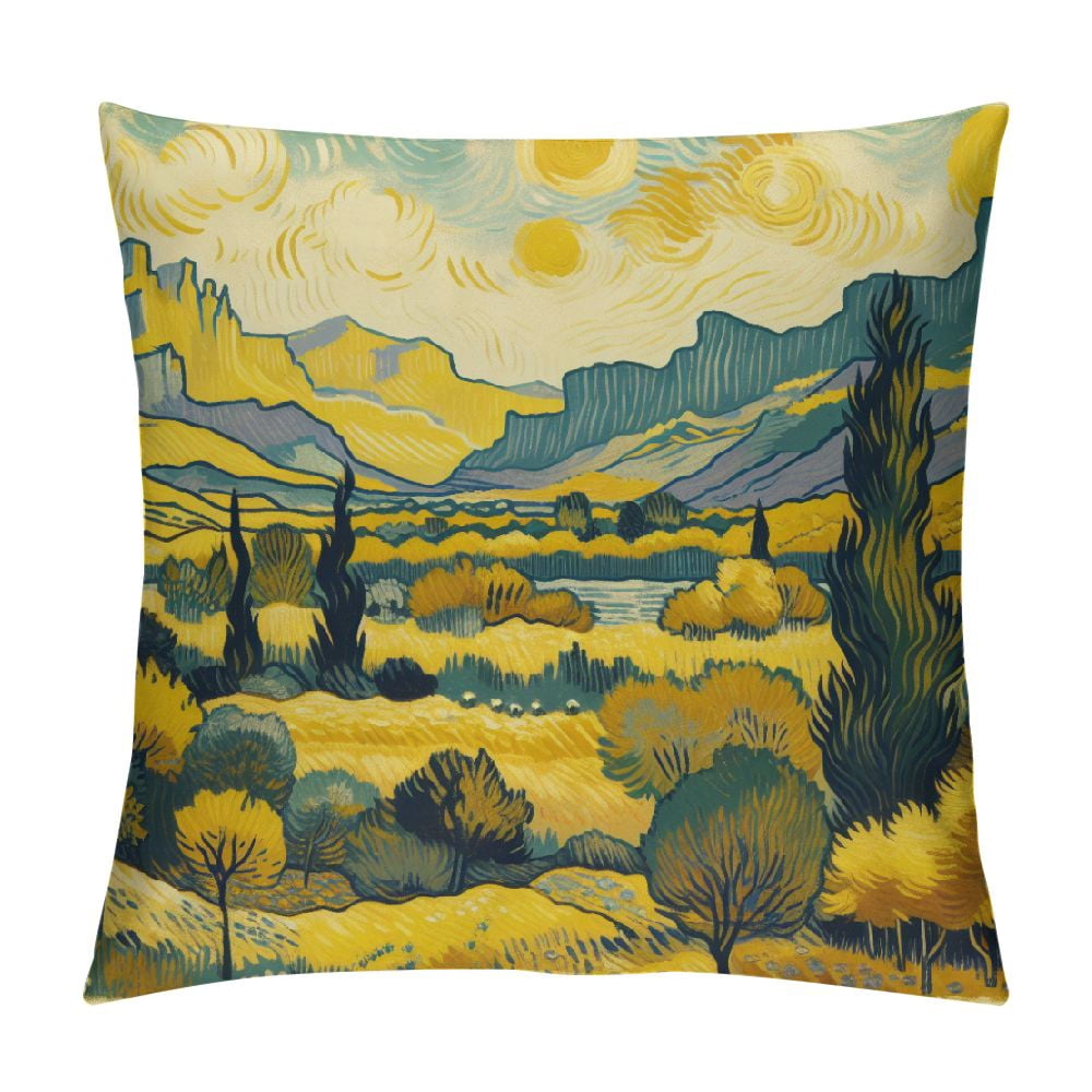 Van Gogh Olive Trees Painting Cushion Covers - Walmart.com