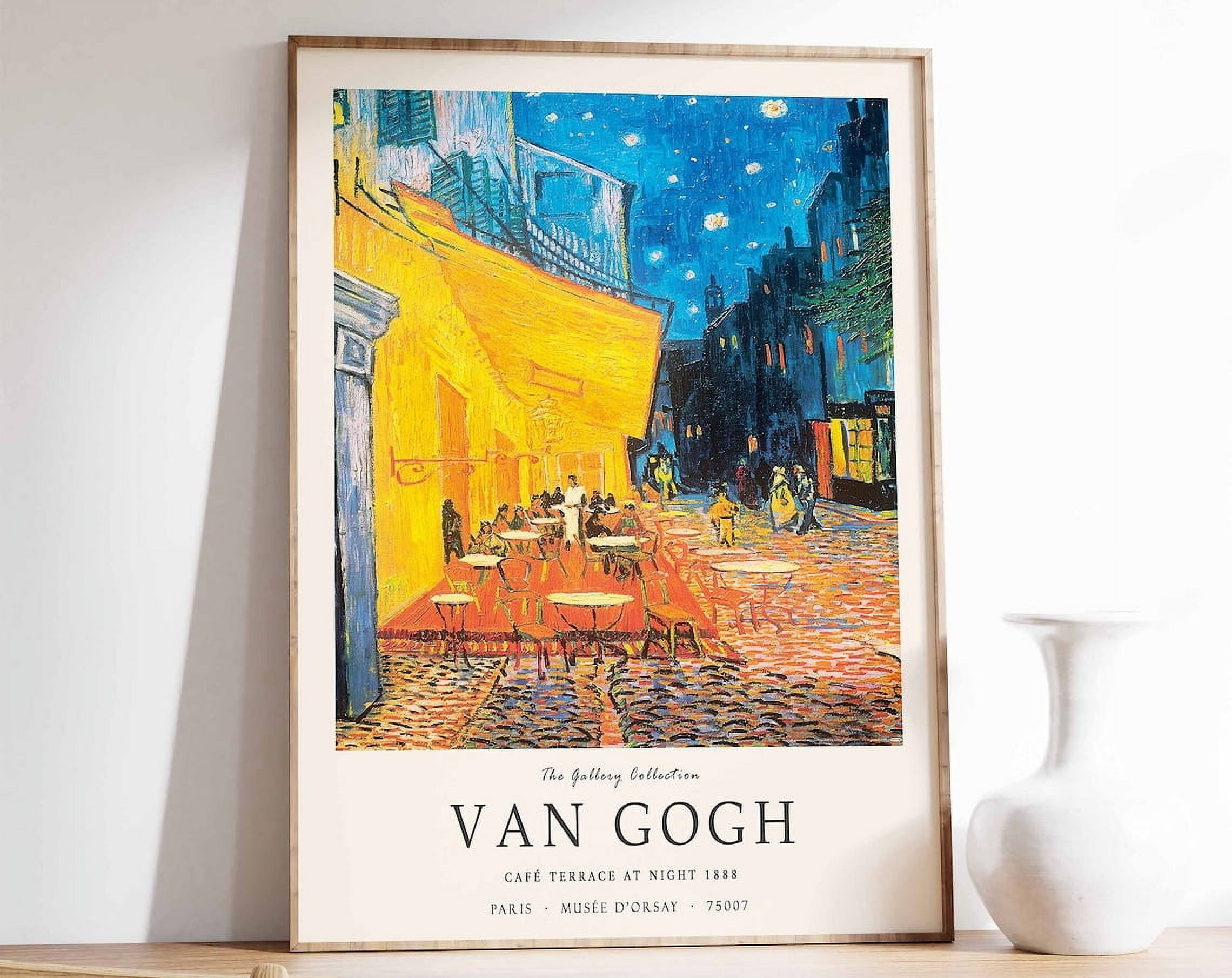 Van Gogh Poster, Cafe Terrace At Night, Van Gogh Print, Landscape Art ...