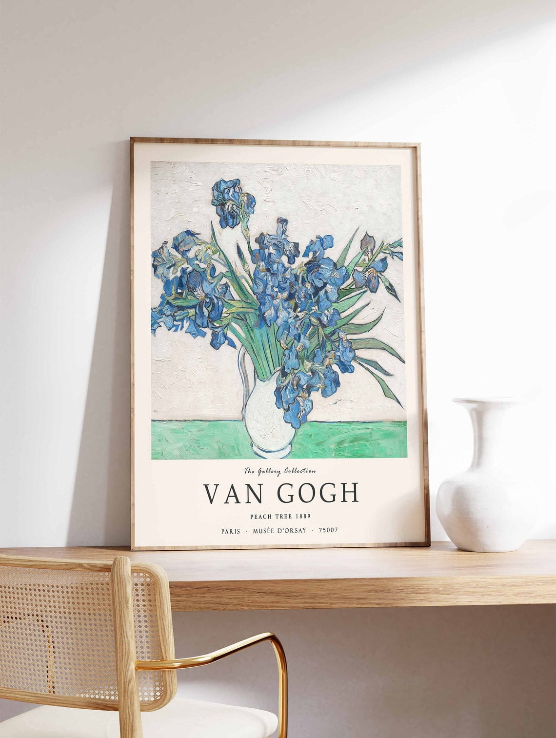 Van Gogh Poster, The Starry Night, Van Gogh Print, Landscape Art ...