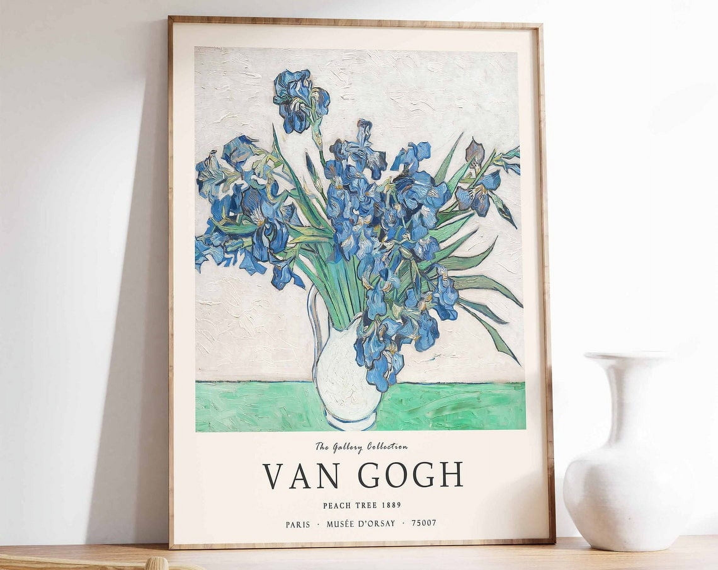 Van Gogh Poster, The Starry Night, Van Gogh Print, Landscape Art ...