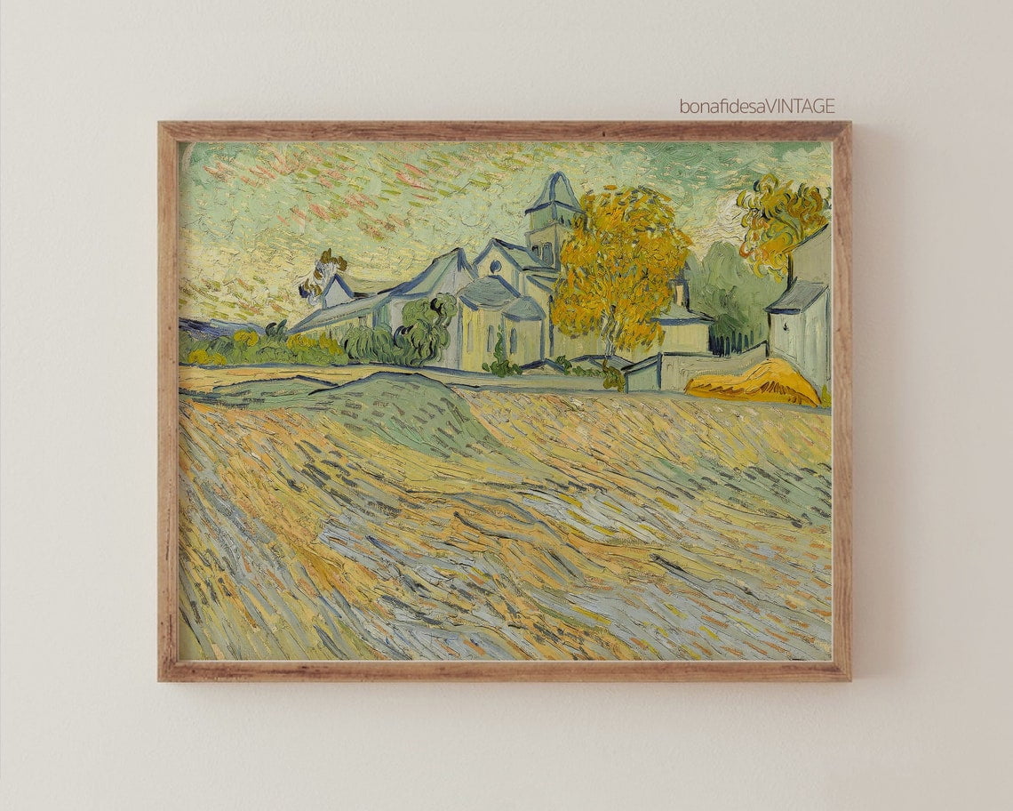 Van Gogh Print, Landscape Print, Van Gogh, Museum Exhibition, Van Goghs ...