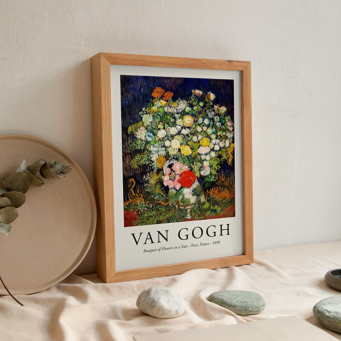 Van Gogh Print, Van Gogh Poster, Bouquet Of Flowers, Living Room Prints ...