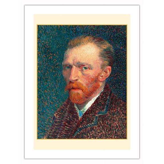 Van Gogh Self-Portrait - From an Original Color Painting by Vincent van ...