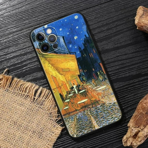 Van Gogh Starry Night Oil Painting Phone Case for iPhone 16 Pro Max ...
