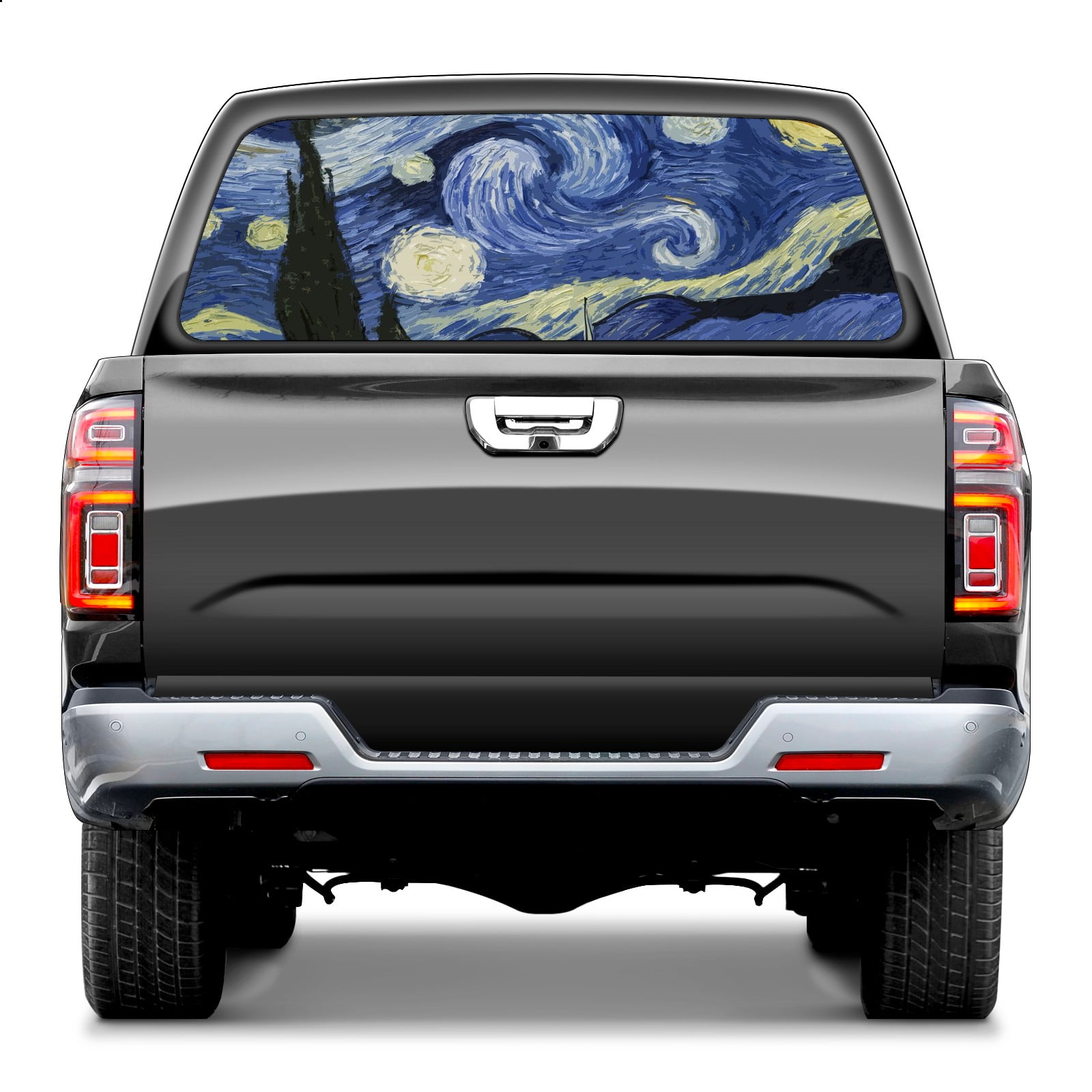 Van Gogh Starry Night Sky Rear Window Decals for Trucks- Pickup Car ...