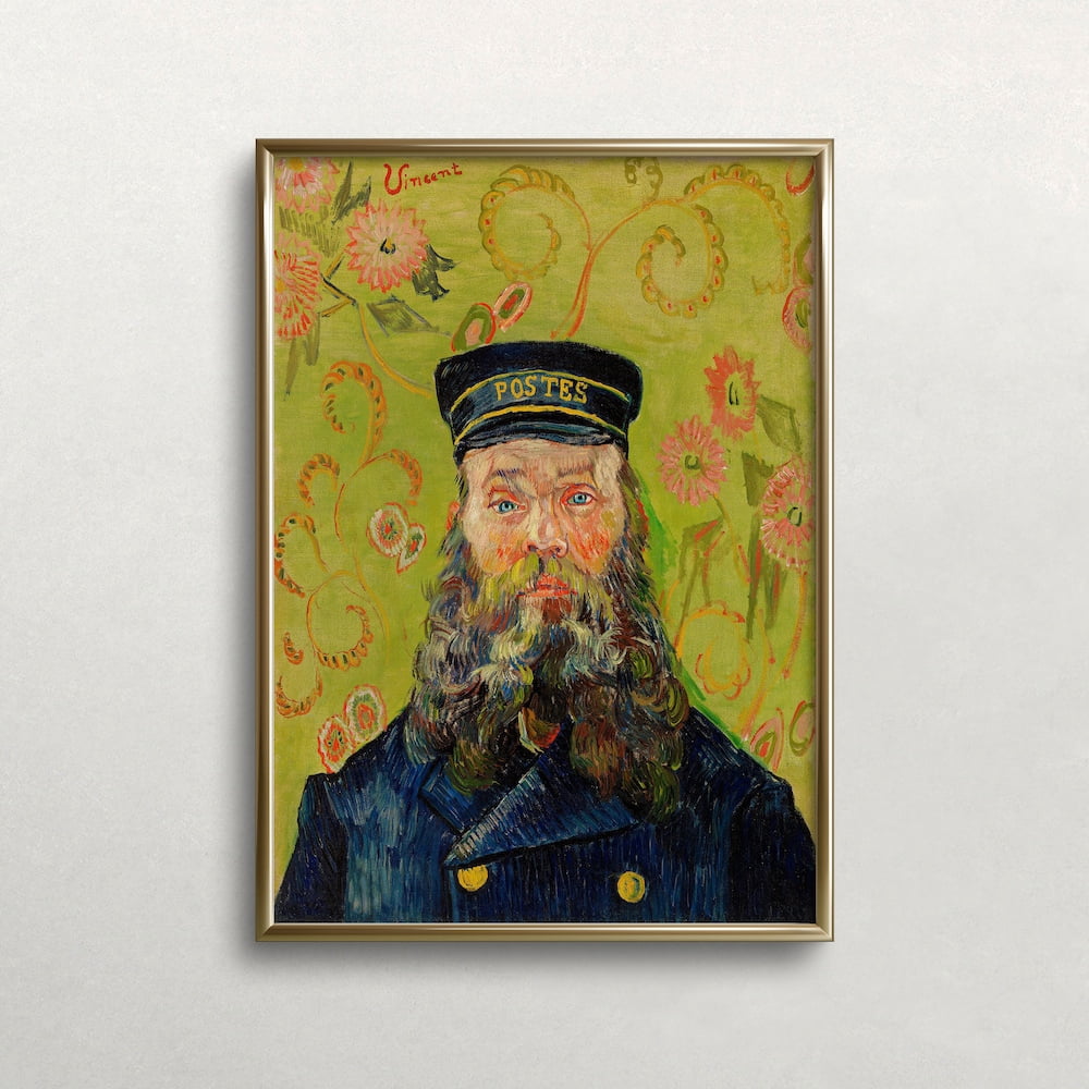 Van Gogh 'The Postman' Print: Vintage Portrait Art UNFRAMED PAPER ...