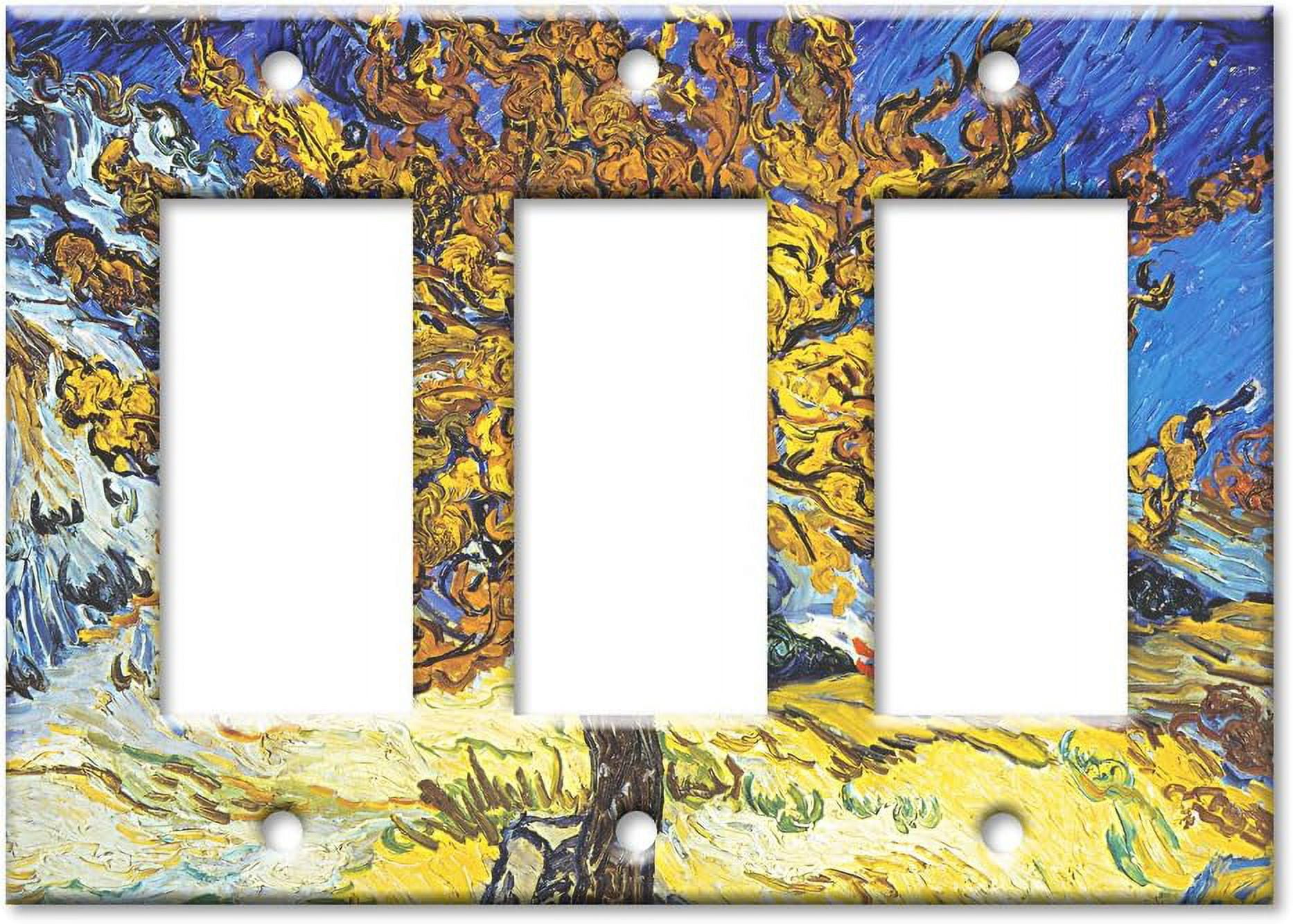 Van Gogh: Tree Switch Plate Triple Rocker - Walmart.com
