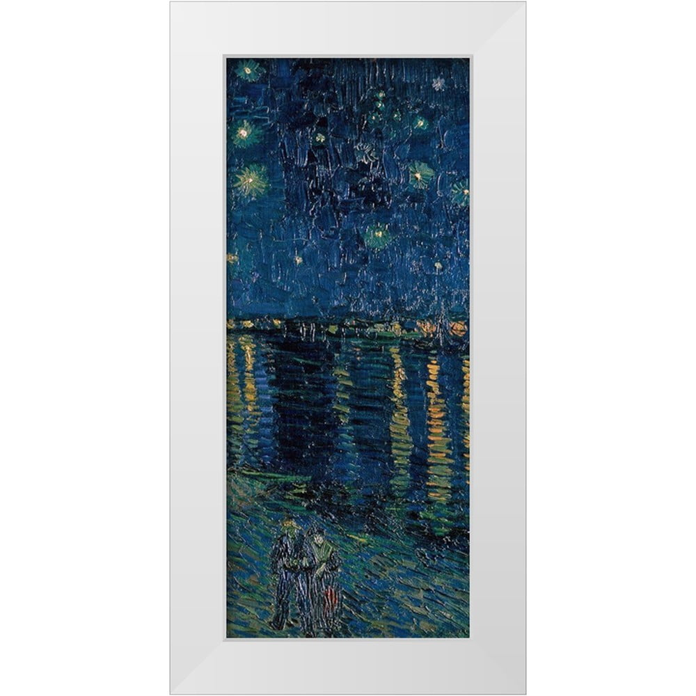 Van Gogh, Vincent 10x18 White Modern Wood Framed Museum Art Print ...