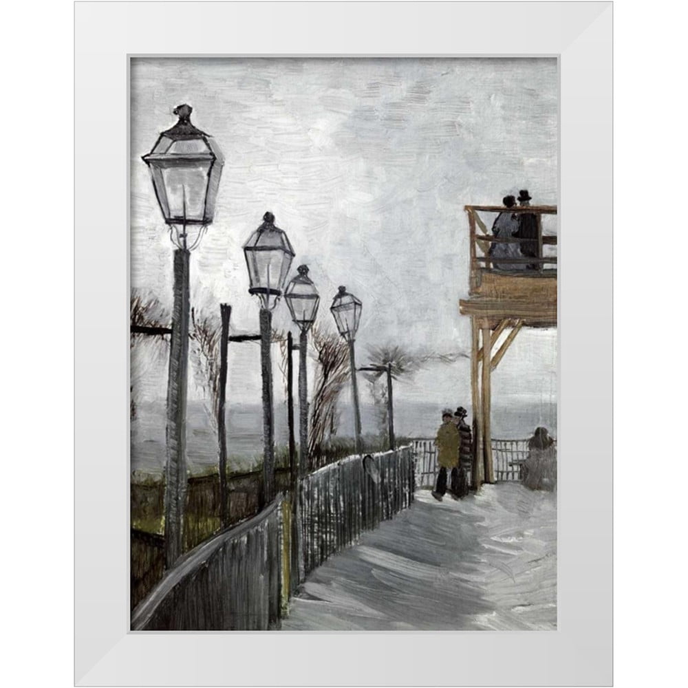 Van Gogh, Vincent 11x14 White Modern Wood Framed Museum Art Print ...