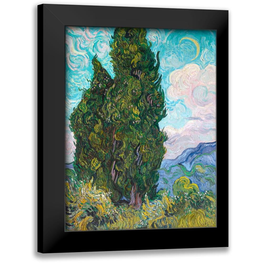 Van Gogh Vincent 12x14 Black Modern Framed Museum Art Print Titled