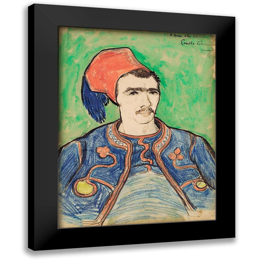 Van Gogh Vincent 12x14 Black Modern Framed Museum Art Print Titled