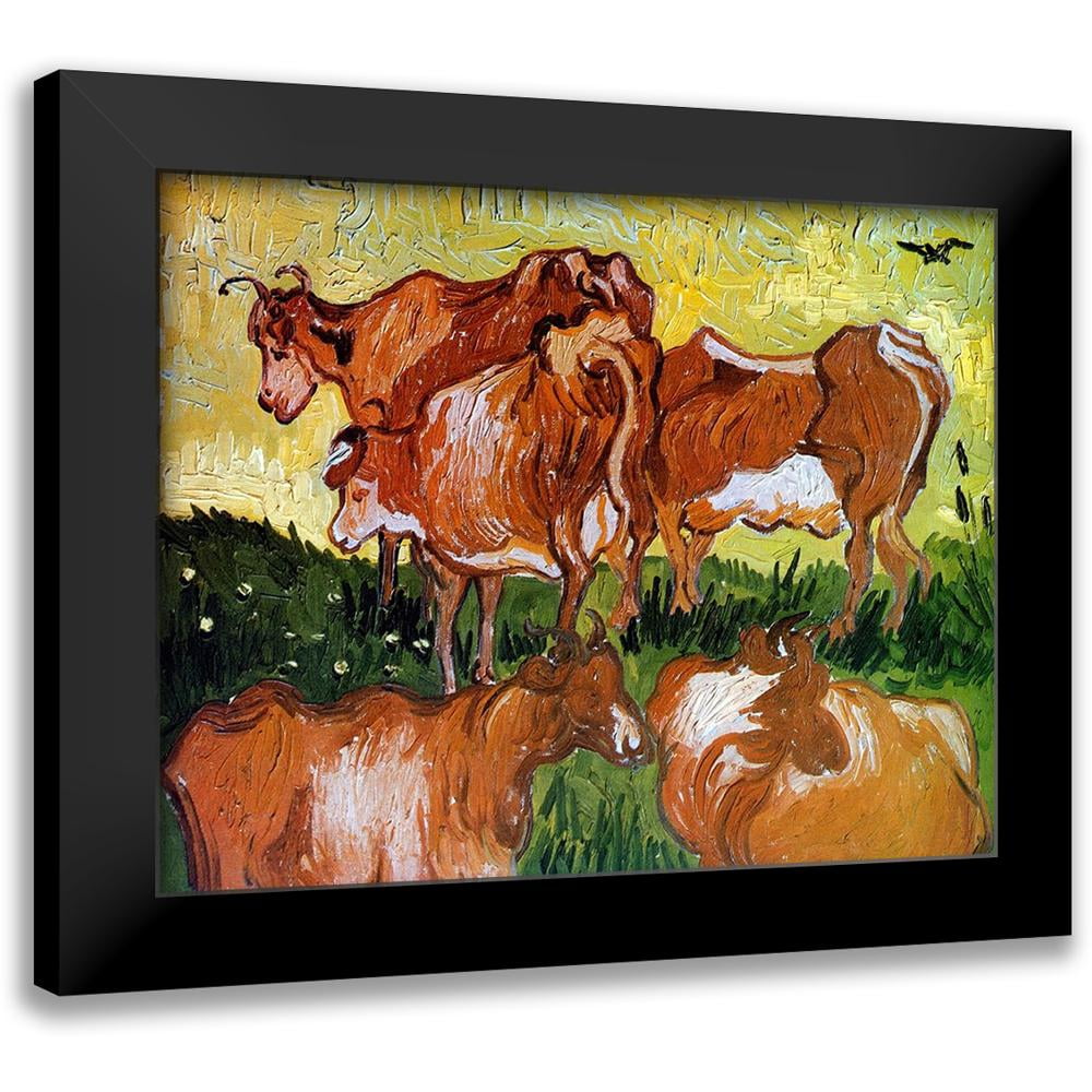 Van Gogh, Vincent 14x12 Black Modern Framed Museum Art Print Titled ...