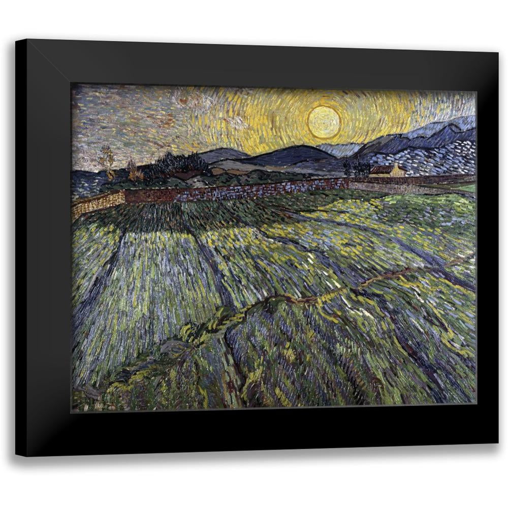 Van Gogh, Vincent 14x12 Black Modern Framed Museum Art Print Titled ...