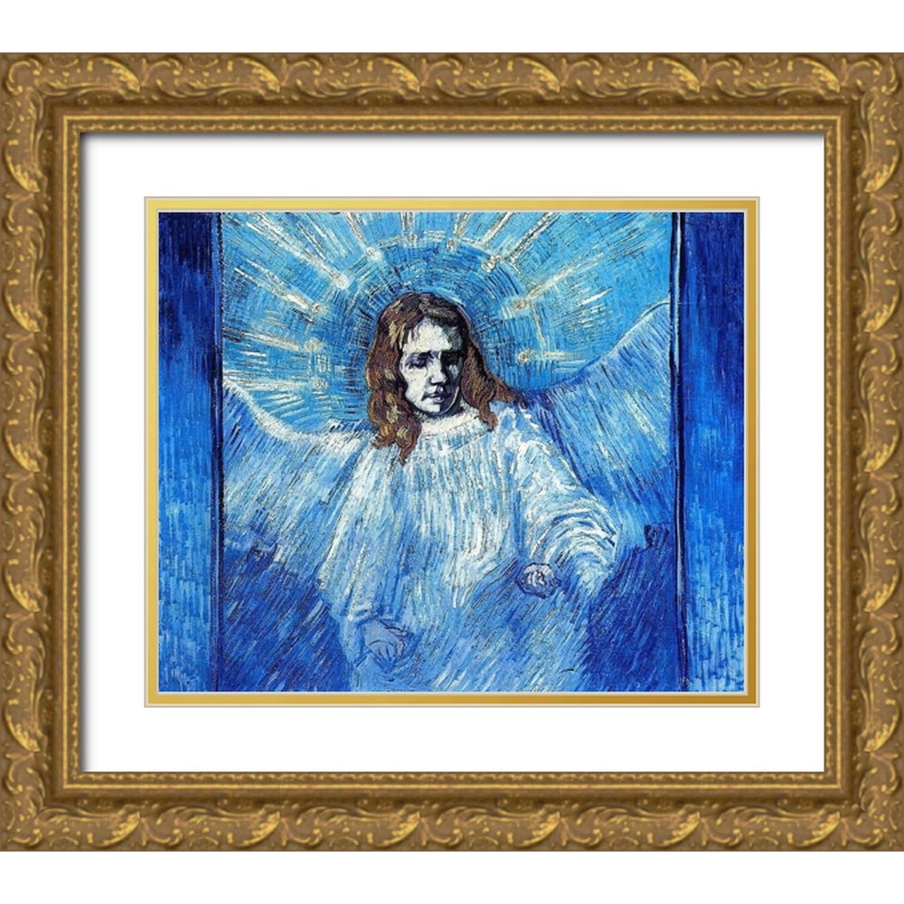 Van Gogh, Vincent 14x12 Gold Ornate Wood Framed with Double Matting ...