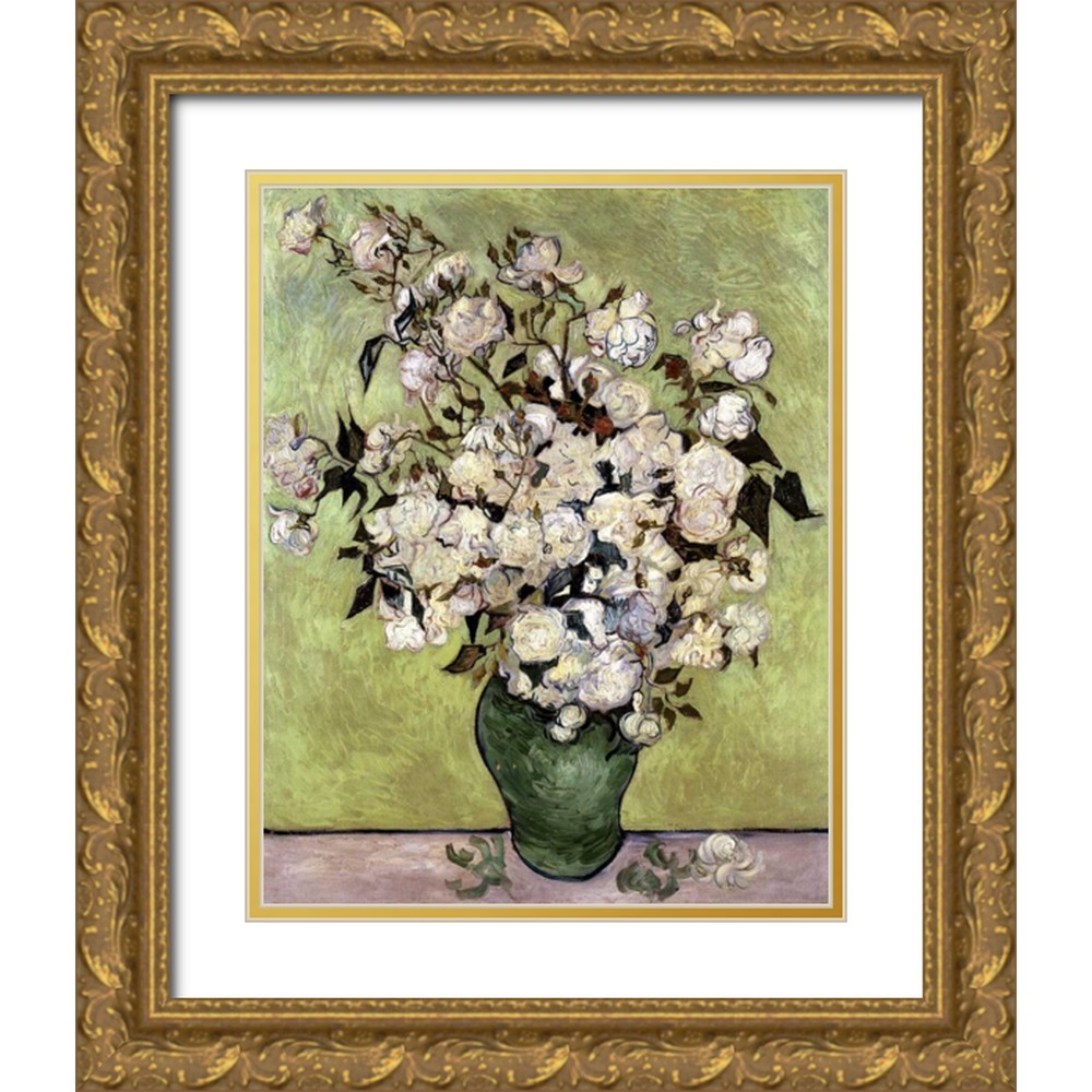 Van Gogh, Vincent 15x18 Gold Ornate Wood Framed with Double Matting ...