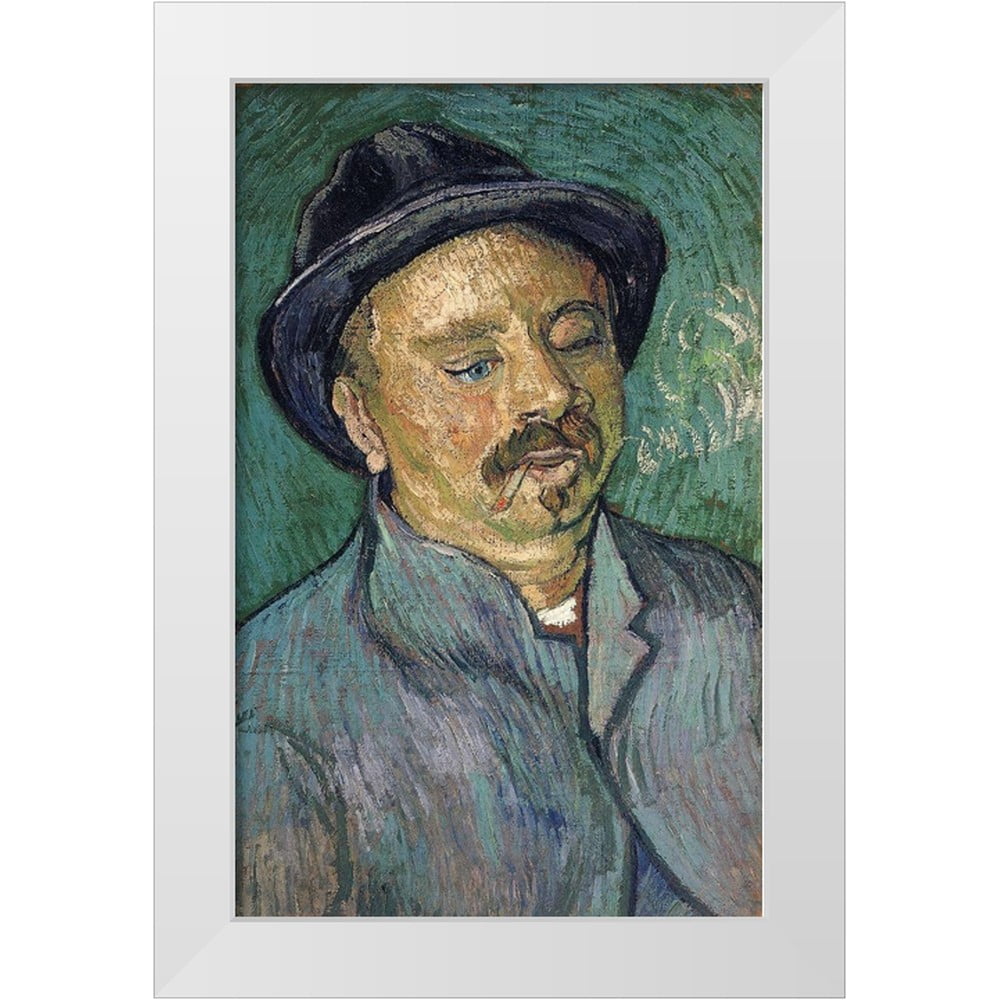 Van Gogh, Vincent 17x24 White Modern Wood Framed Museum Art Print ...