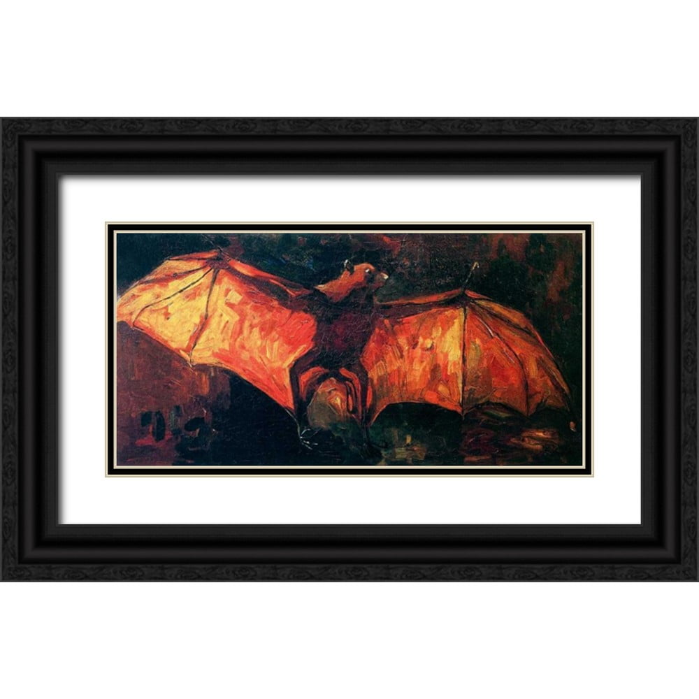 Van Gogh, Vincent 18x11 Black Ornate Wood Framed with Double Matting ...
