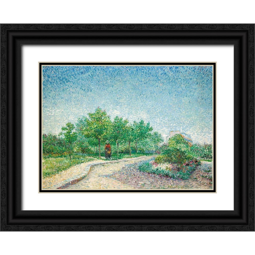 Van Gogh, Vincent 18x14 Black Ornate Wood Framed with Double Matting ...