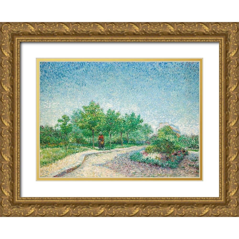 Van Gogh, Vincent 18x14 Gold Ornate Wood Framed with Double Matting ...