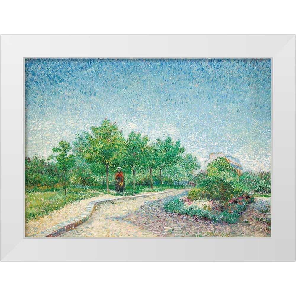 Van Gogh, Vincent 18x14 White Modern Wood Framed Museum Art Print ...