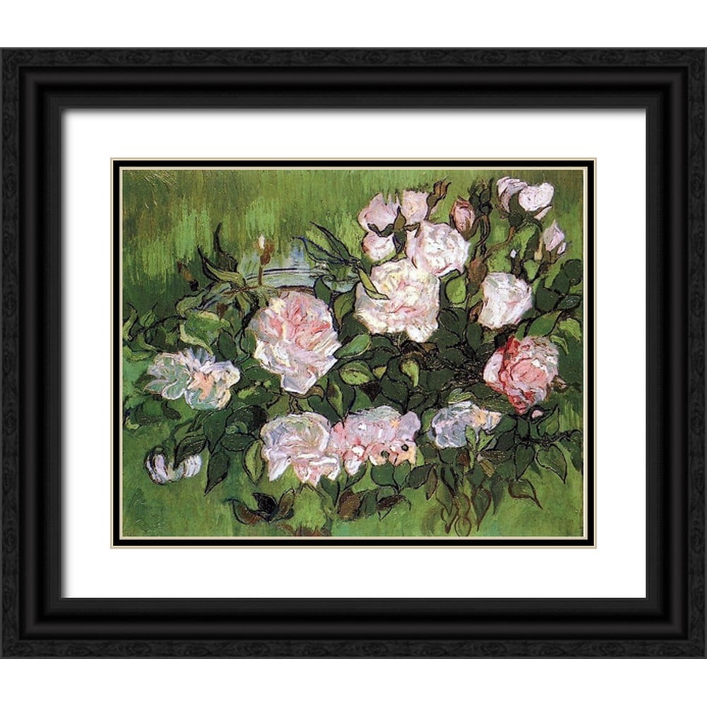 Van Gogh, Vincent 18x15 Black Ornate Wood Framed with Double Matting ...