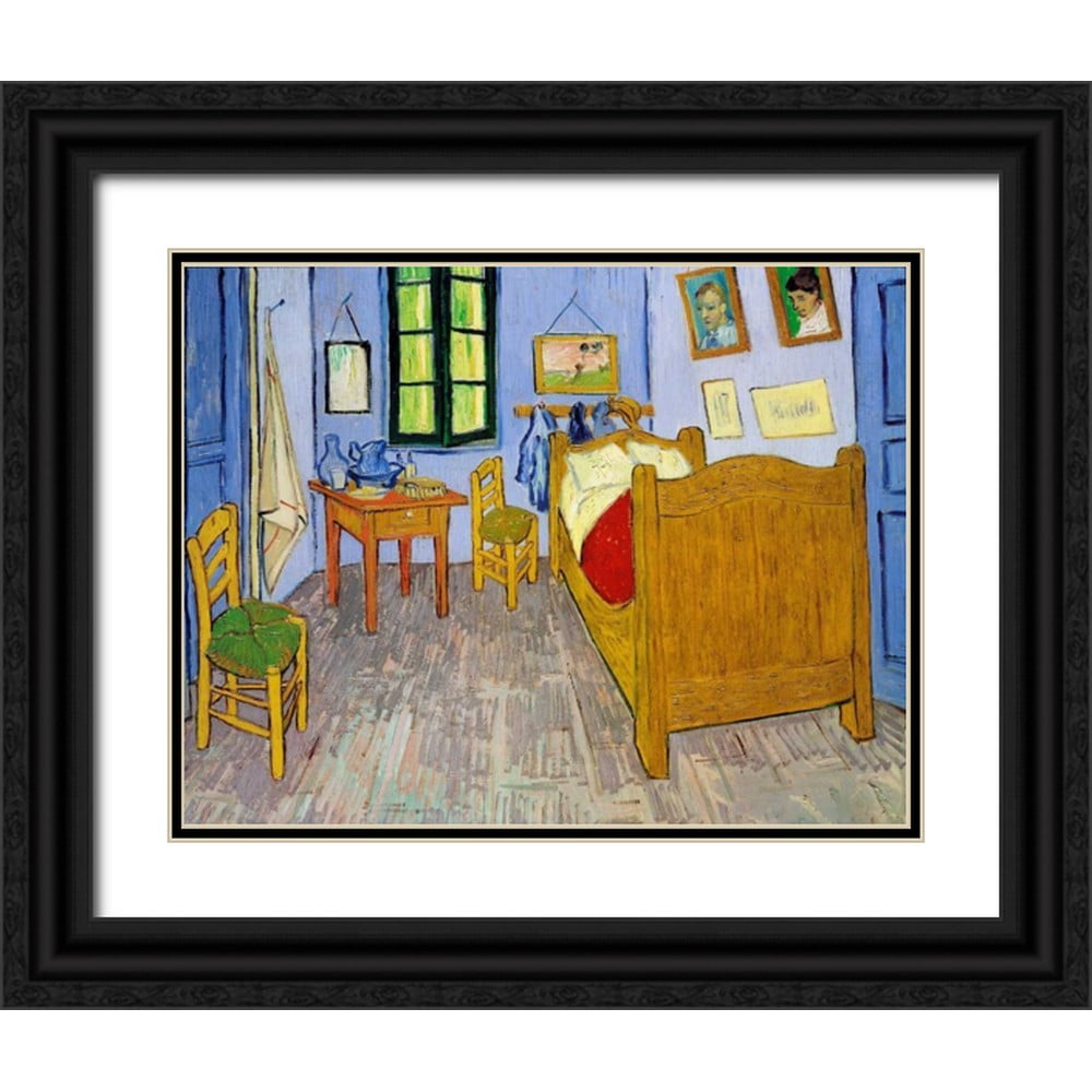 Van Gogh, Vincent 18x15 Black Ornate Wood Framed with Double Matting ...