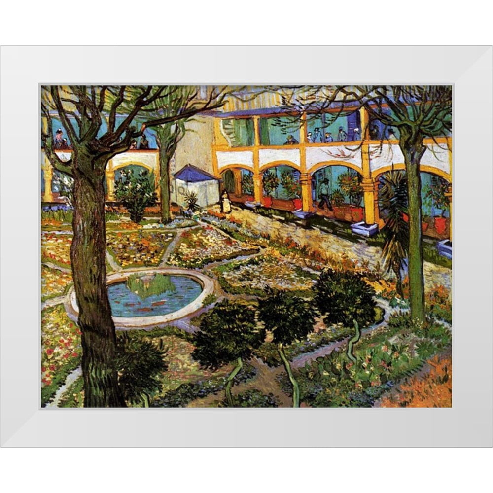 Van Gogh, Vincent 18x15 White Modern Wood Framed Museum Art Print ...