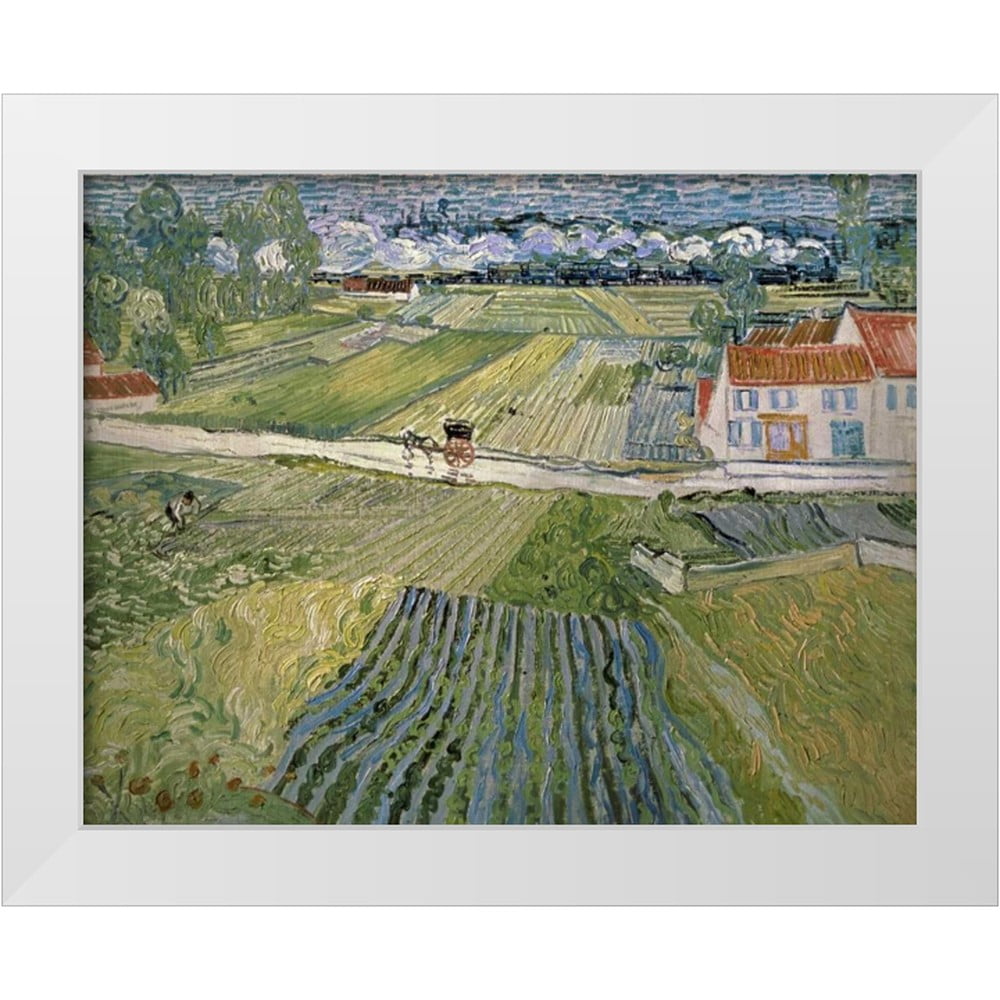 Van Gogh, Vincent 18x15 White Modern Wood Framed Museum Art Print ...
