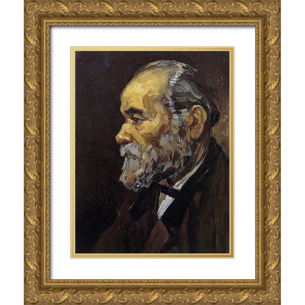 Van Gogh, Vincent 19x24 Gold Ornate Wood Framed with Double Matting ...