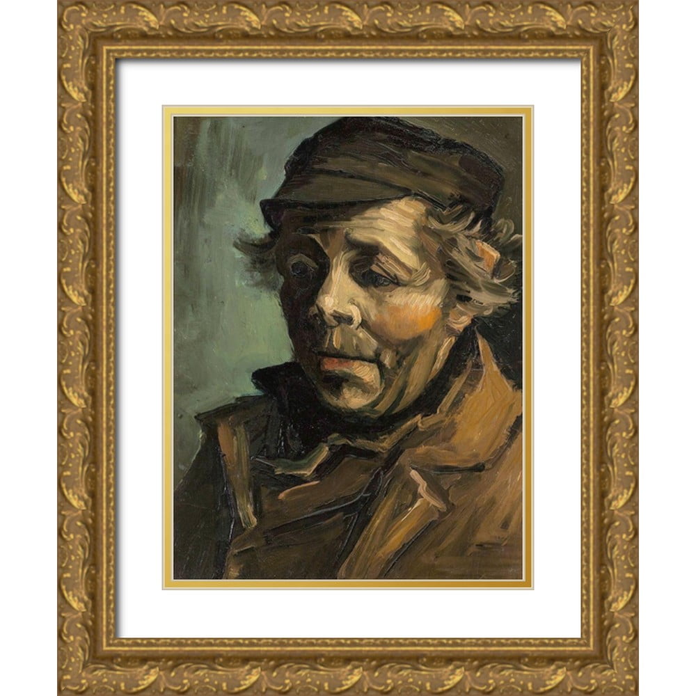 Van Gogh Vincent 19x24 Gold Ornate Wood Framed With Double Matting