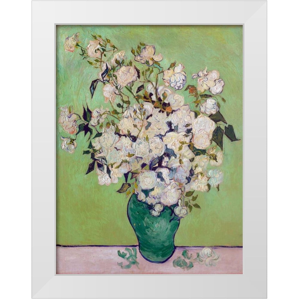 Van Gogh, Vincent 19x24 White Modern Wood Framed Museum Art Print ...