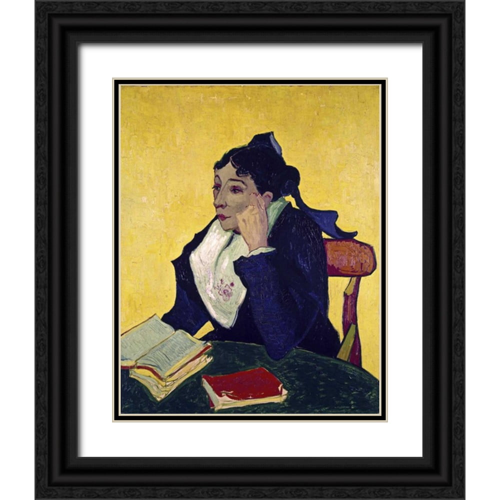 Van Gogh, Vincent 20x24 Black Ornate Wood Framed with Double Matting ...