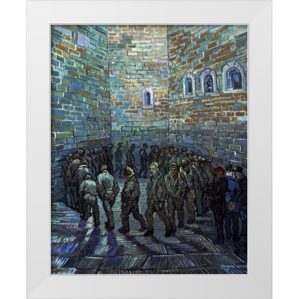 Van Gogh, Vincent 20x24 White Modern Wood Framed Museum Art Print ...