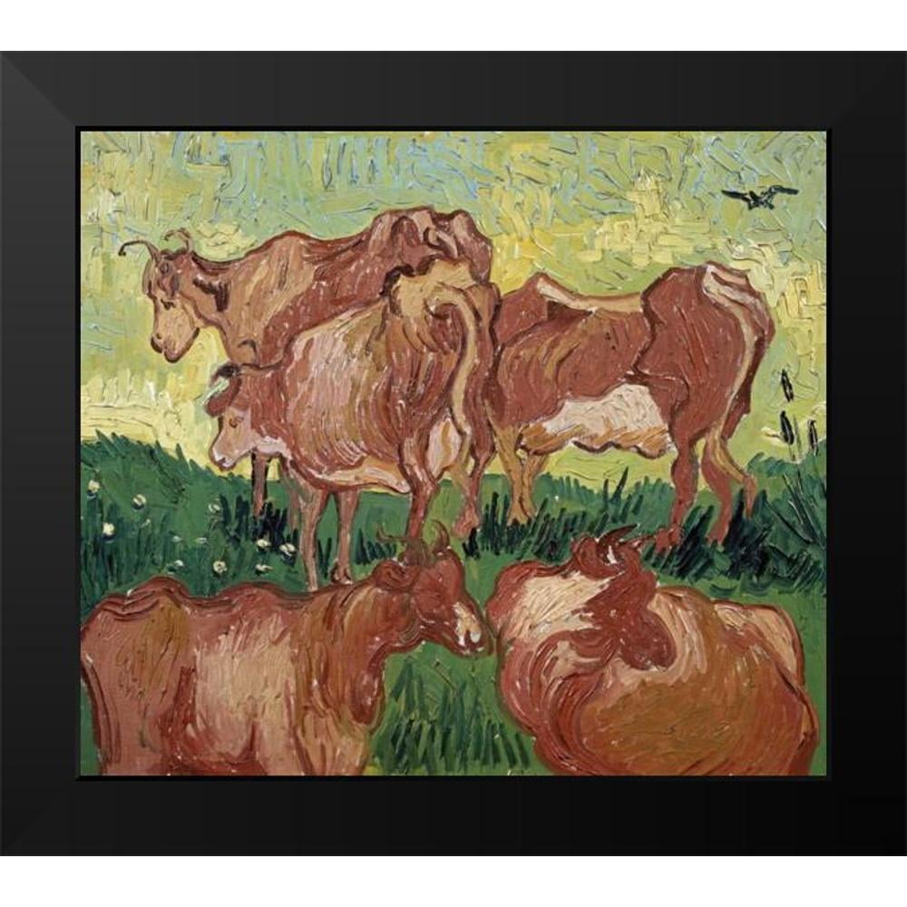 Van Gogh, Vincent 23x20 Black Modern Framed Museum Art Print Titled ...