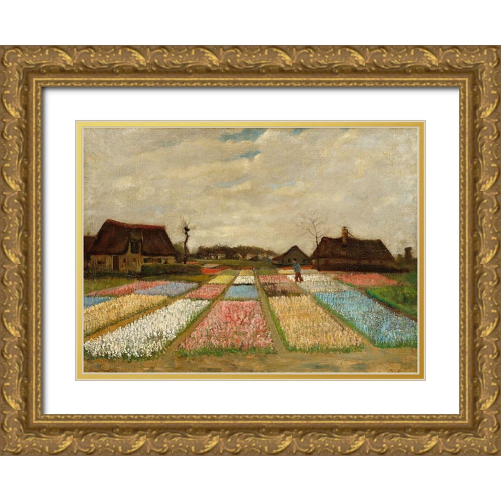 Van Gogh, Vincent 24x19 Gold Ornate Wood Framed with Double Matting ...