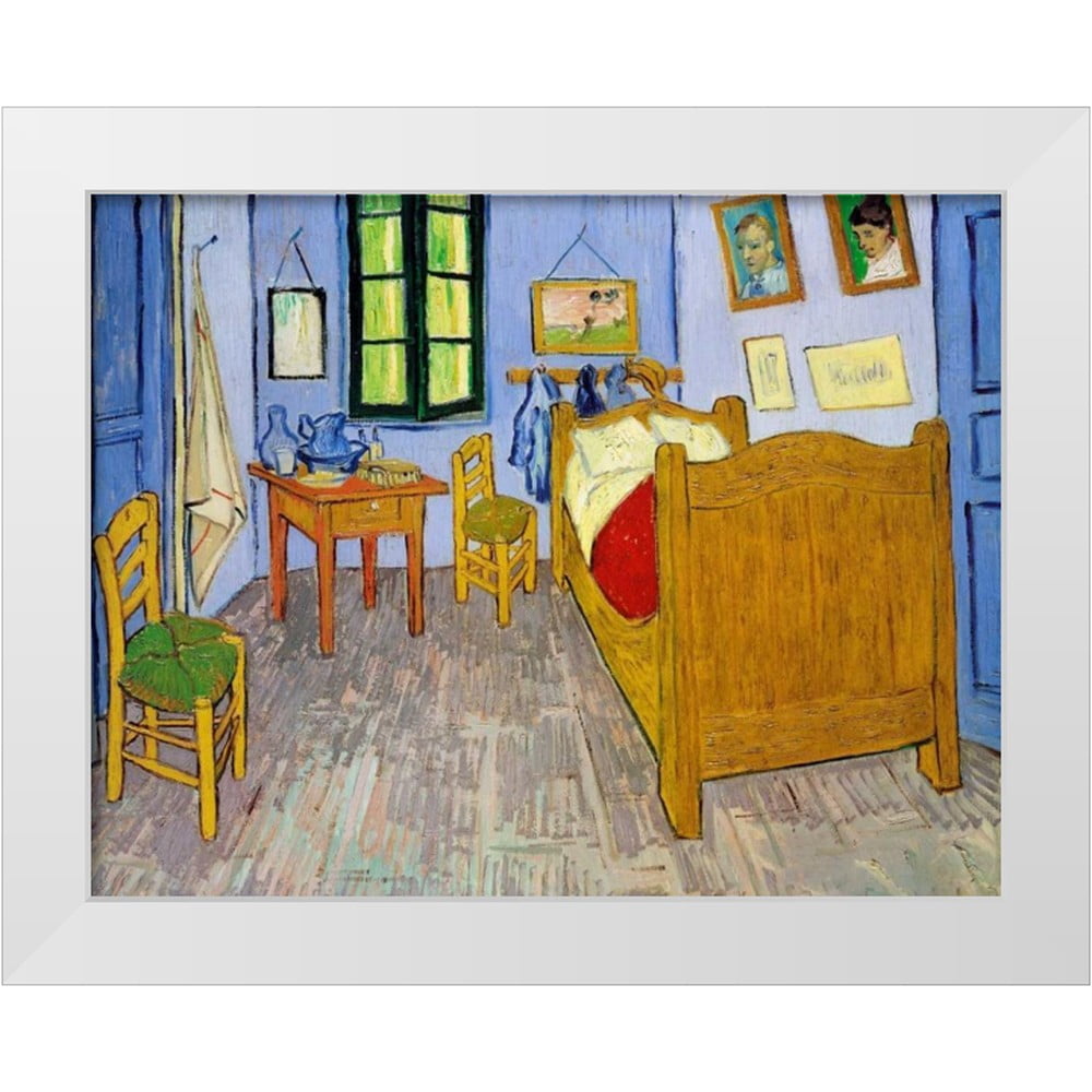 Van Gogh, Vincent 24x19 White Modern Wood Framed Museum Art Print ...