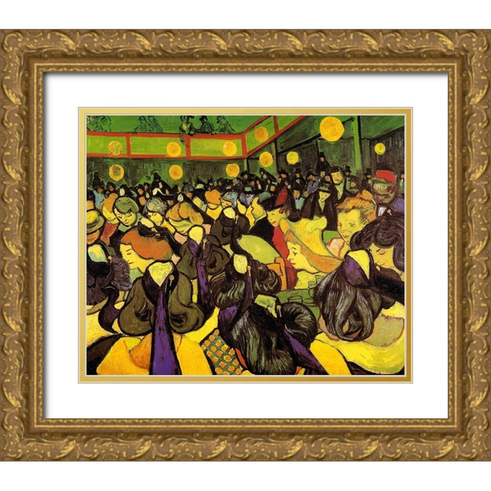 Van Gogh, Vincent 31x26 Gold Ornate Wood Framed with Double Matting ...
