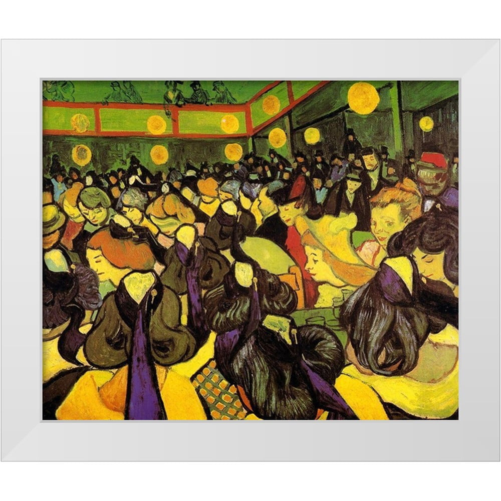 Van Gogh, Vincent 31x26 White Modern Wood Framed Museum Art Print ...